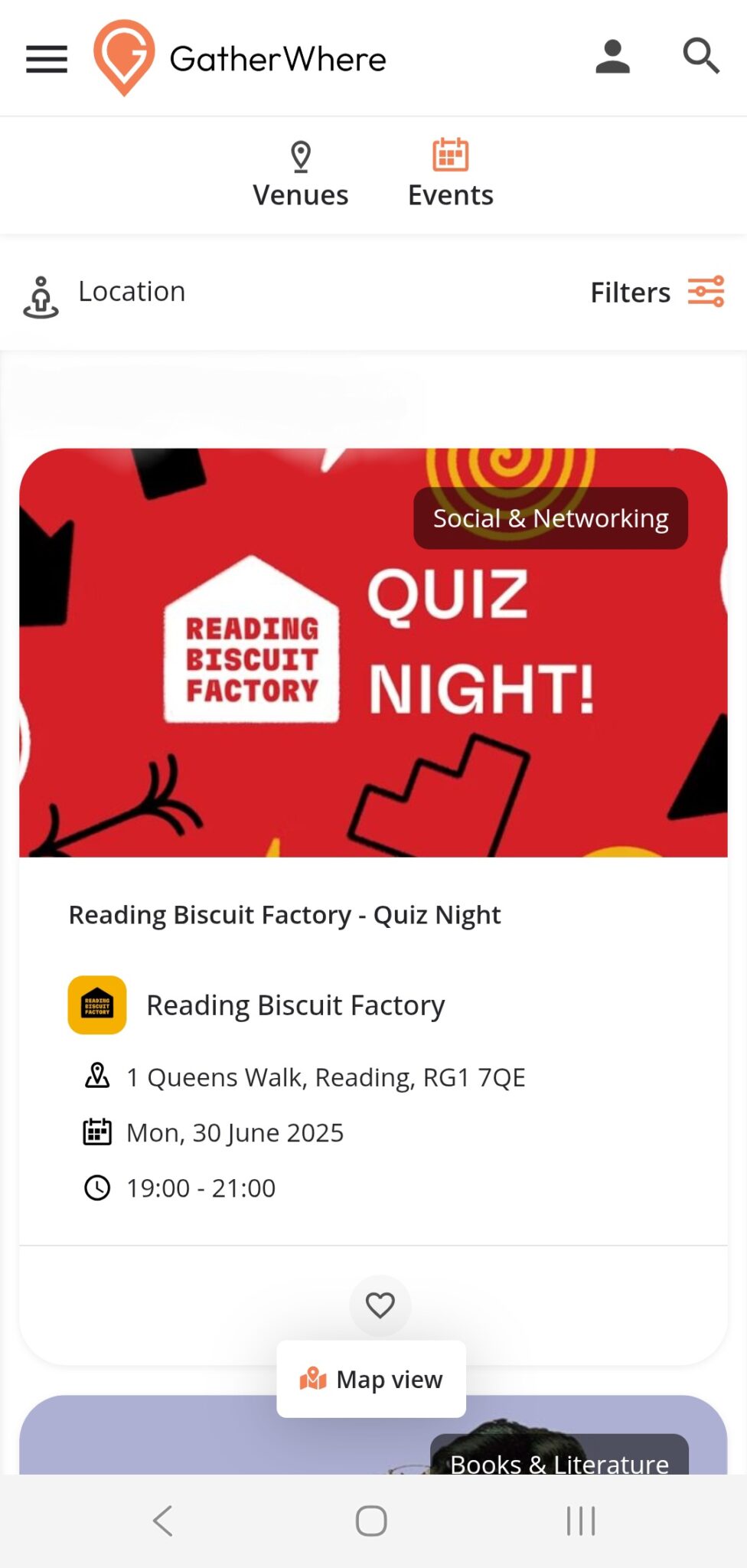 GatherWhere - Spaces for Small Groups, Meetups and Events